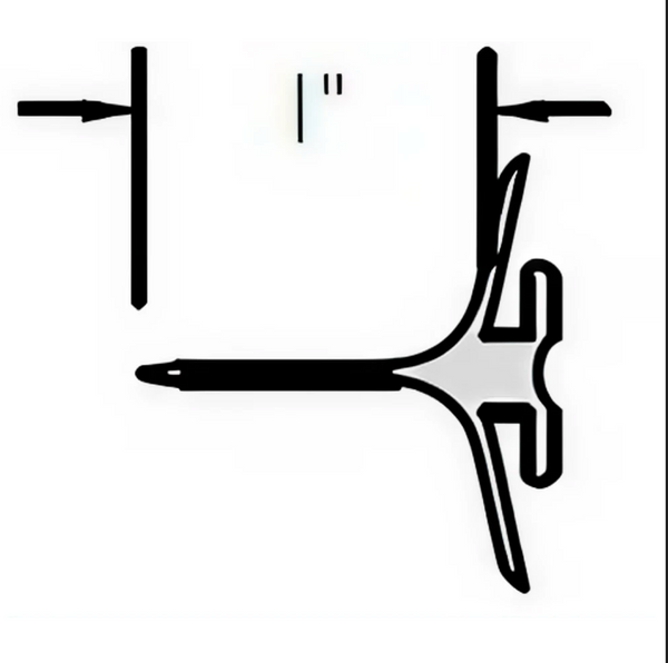 Chase Door Gasket, Bottom Edge, 1613, 1" x 120" – Breakaway Enterprises